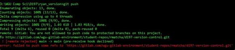 D197 Stuck On Push Rwgucompsci