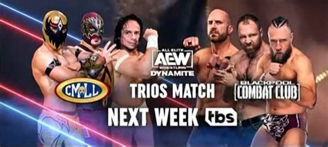 El Cmll Enfrentará Al Backpool Combat Club En Aew Dynamite Superluchas