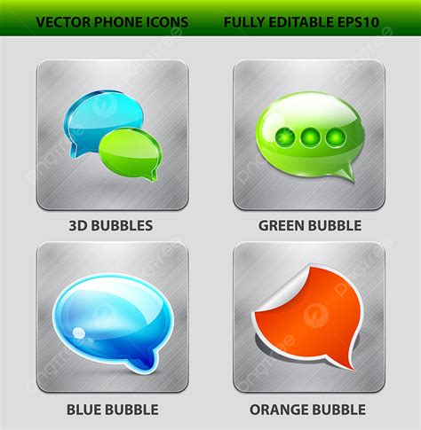 벡터 모바일 앱 아이콘 세트 단추 카드 현대의 Png 일러스트 및 벡터 에 대한 무료 다운로드 Pngtree