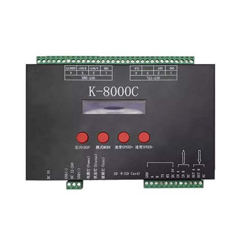 K 8000c Pixel Controller 8 Outputs Sd Card 512 1024 Pixels