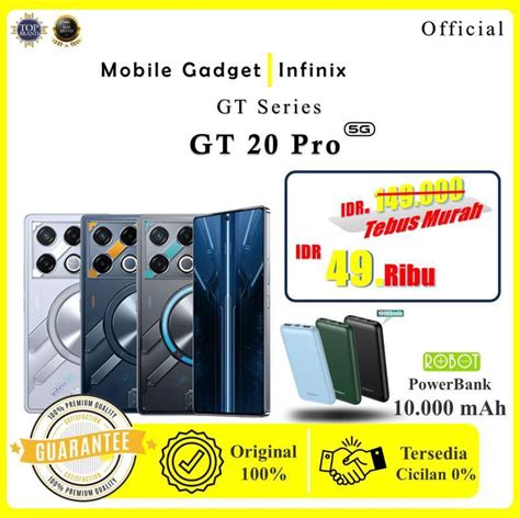 Promo Infinix Gt Pro Gb Gb I Gb Garansi Resmi Infinix Indonesia Diskon Di