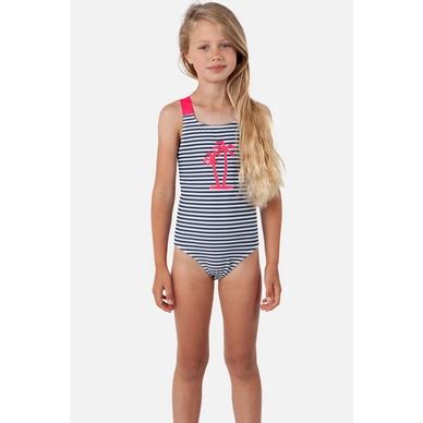 Swimsuit Barts Girls Francisco One Piece Navy Uk