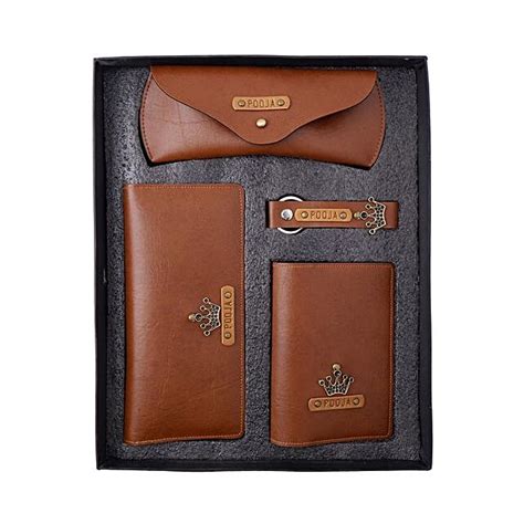 Buysend Personalised Womens Classy T Set Brown Online Fnp