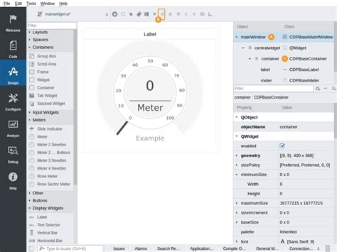 How To Use Meter Widgets In Hmi Gui Gui Design And Widgets