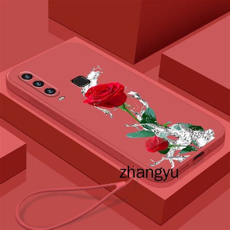 Casing Rose Vivo Y Y Y Y Y Y Y Phone Case Ultra Thin Liquid Smooth Phone Case Soft