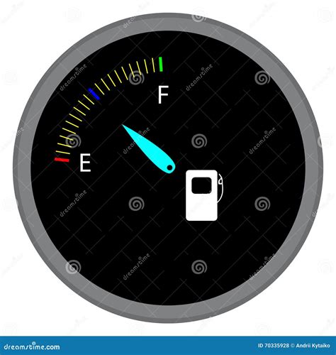Indicator Fuel Device Stock Vector Illustration Of Limit 70335928