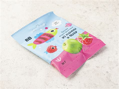 Кусочки ягодно фруктовые ВкусВилл из малины и яблок отзывы