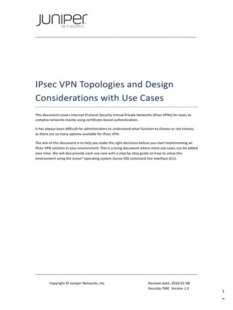 Ipsec Vpn Topologies And Design Considerations With Use Cases 5 Pdf