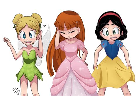 The Disney Puff Girls By Tropicalcandyy On Deviantart