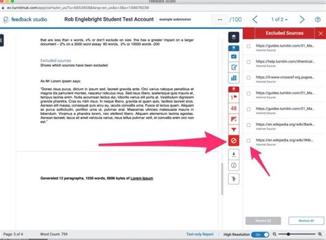 Interpret A Turnitin Originality Report Excluded Sources How To