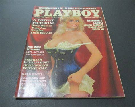 Vintage February 1984 Playboy Magazine Complete Wcenterfold No Label