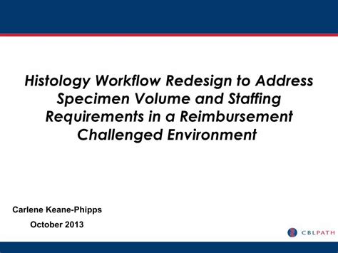 Pdf Histology Workflow Redesign To Address Specimen Volume And €¦ · Histology Workflow