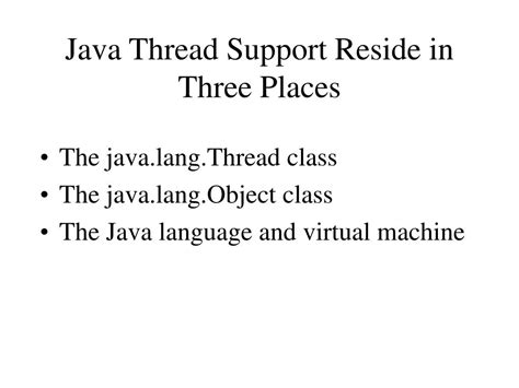 ppt java thread and memory model powerpoint presentation free