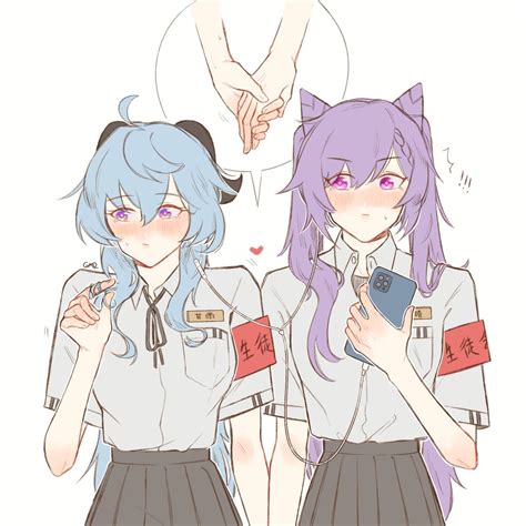 Ganyu And Keqing [genshin Impact] R Wholesomeyuri