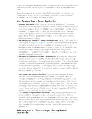 Compare Array Vs Host Vs Hypervisor Vs Network Based Replication PDF