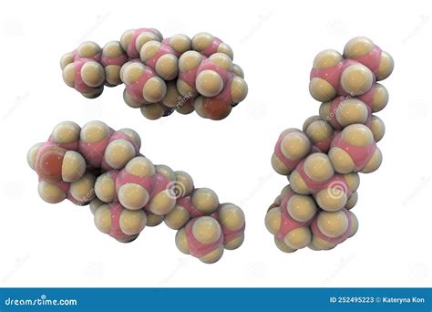 Space Or Gap Between Lipid Layers Inside Of Liposome Royalty Free