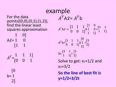 Ppt Linear Least Squares Approximation Powerpoint Presentation Free Download Id 2521843