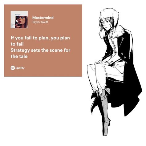 Associating Bsd Character With Taylor Swift Lyrics Execpt Its Less Obvious Part 2 R