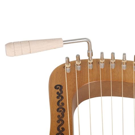 16 Tone Log Lyre Portable Musical Instrument Harp Grandado