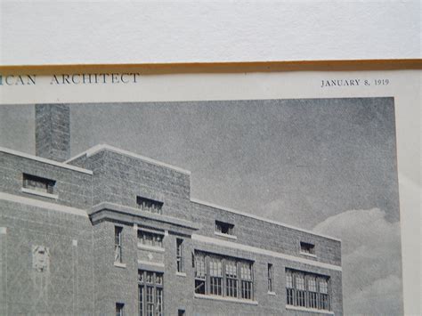 Oliver Wendell Holmes School 55th And Chestnut Stphiladelphia Pa1919 Lithograph St Croix