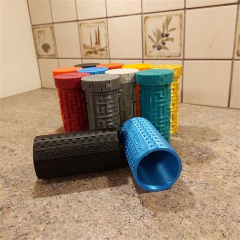 Set Of 10 Different Complexity Tower Mazes 10 Levels Each More Complex Than The Previous