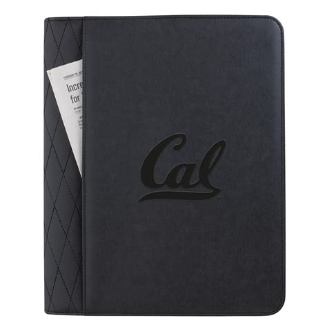 Stitch Zippered Padfolio Deboss Cal Student Store