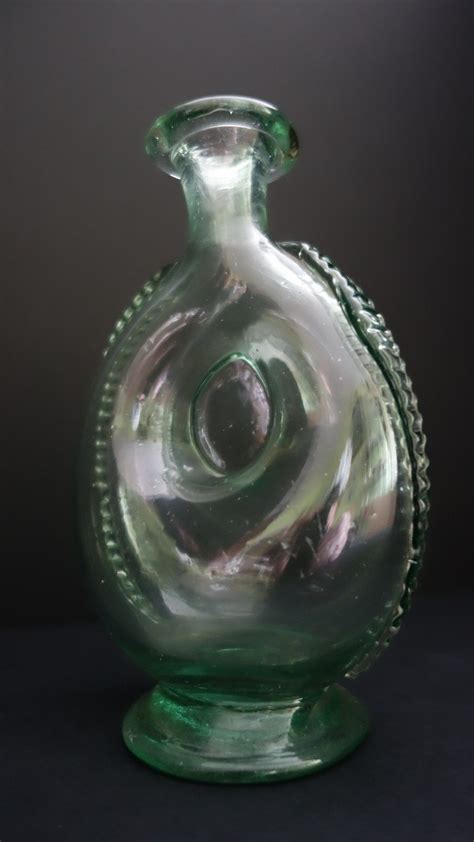Small 18th Century Glass Annular Gourd Languedoc