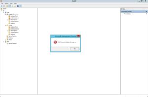 Errore In Microsoft Windows DHCP Server MMC Cannot Initialize The