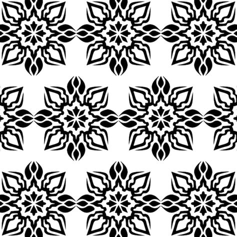 Premium Vector Geometric Cool Abstract Floral Pattern