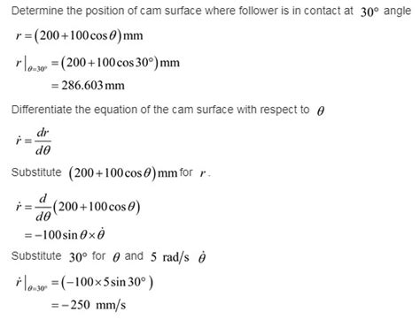 Solved If The Cam Rotates Clockwise With A Constant Angular