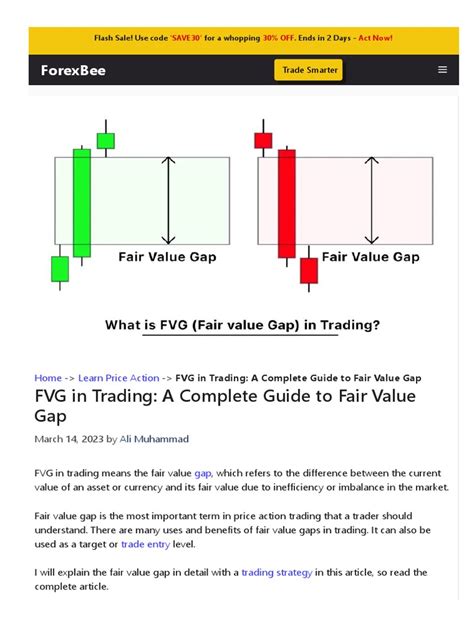 Forexbee Co Fvg Trading Pdf Technical Analysis Market Trend