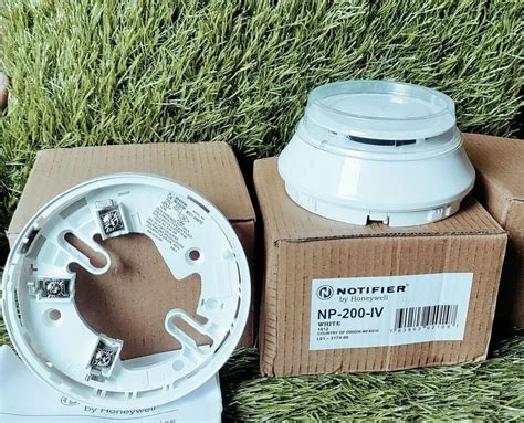 Ionization Notifier Np 200 Iv Photoelectric Smoke Detector Ivory At
