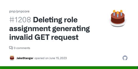 Deleting Role Assignment Generating Invalid Get Request · Issue 1208