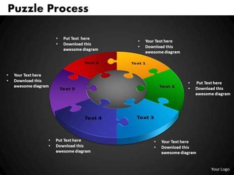 PowerPoint Presentation Puzzle Process Editable Ppt Slide Designs