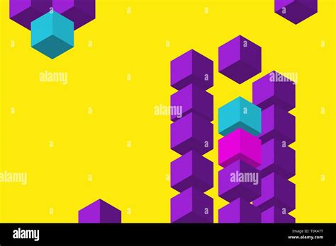 Geometric Cube Vector Illustration Stock Vector Image Art Alamy