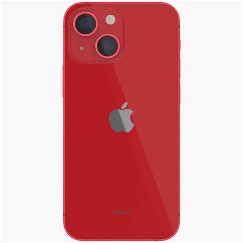 Apple Iphone 13 Mini Red 3d Model 19 3ds Blend C4d Fbx Max Ma Lxo Obj Free3d