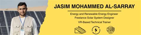 ‏jasim Mohammed Al Sarray‏ ‏renewable Energy Engineer Vr Based Technical Trainer Freelance