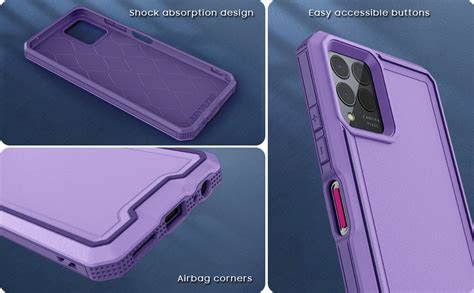 Amazon Com LEKEVO For REVVL Pro G REVVL X Pro G Case With Screen Protector Military