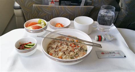 Asiana Airlines Economy Class Food