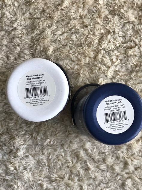 Hydro Flask 20oz Whitecobalt 473ml Furniture And Home Living Hydro Flask 20oz Whitecobalt 473ml Furniture And Home Living