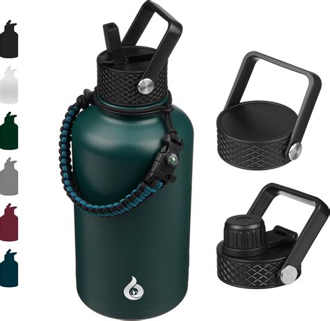 64oz Botella Térmica De Acero Inoxidable De 2 Litros Termo Grande Para