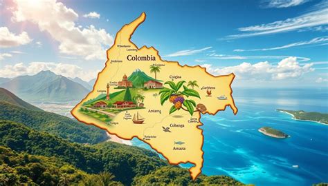 Carte Colombie Itinéraires Et Sites Incontournables
