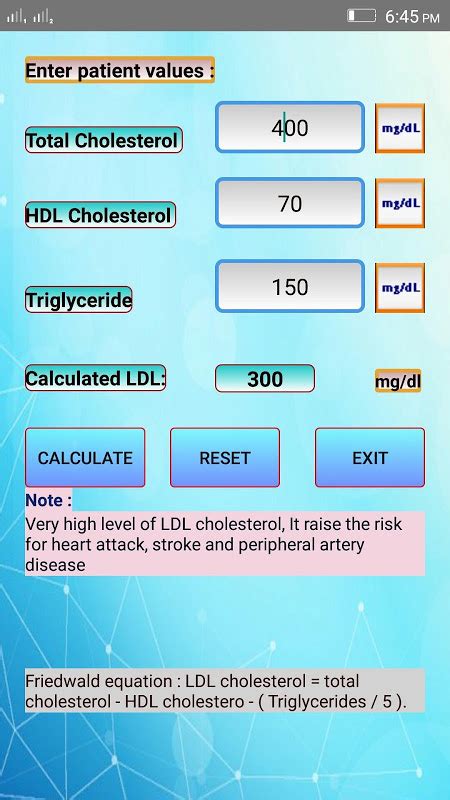 Calculate Total Cholesterol Equation Tessshebaylo