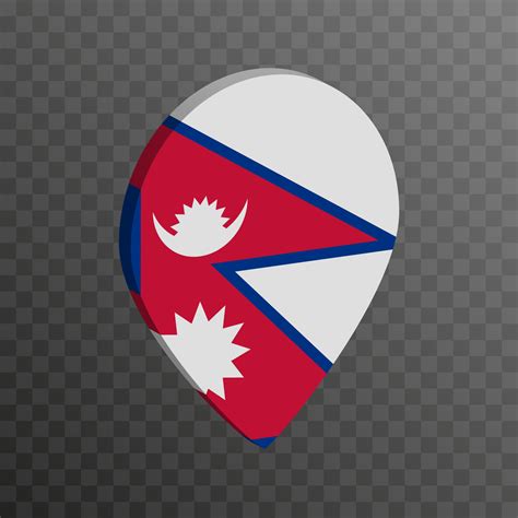 Map Pointer With Nepal Flag Vector Illustration 17228512 Vector Art