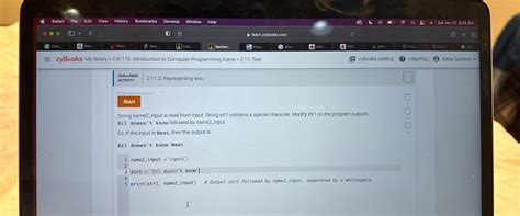 solved challengeactivity2 11 2 representing text string