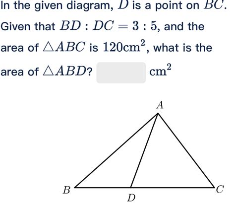 In The Given Diagram D Is A Point On Bc Given That Bddc35 And The A