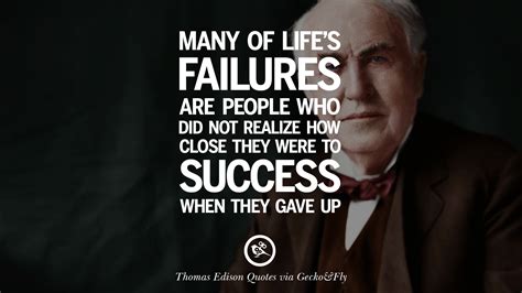 Thomas Edison Quote Success