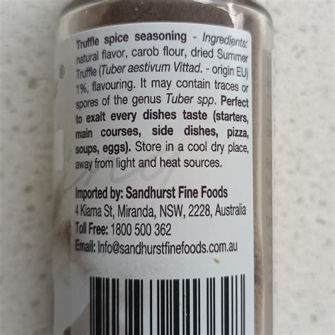 Truffle Spice From Tartufi Jimmy Vegan Product Reviews And Ratings