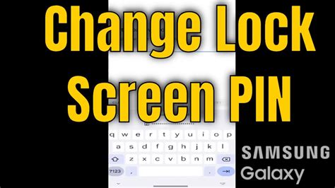 How To Change Lock Screen PIN On Samsung Phone Guide YouTube