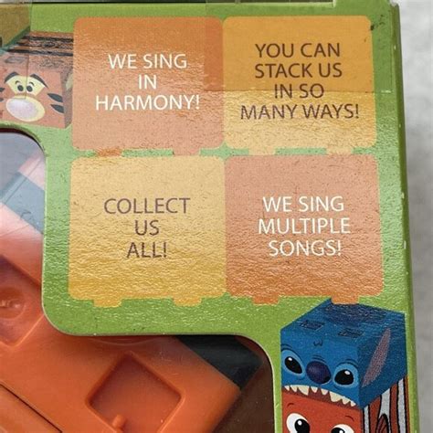 Disney Accents Cubee Disney Store Tigger Stackable Musical Friends Cubes Takara Vintage